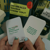Do I Really Wanna Know you? - Icebreaker Edition Game Card – givethiscrap